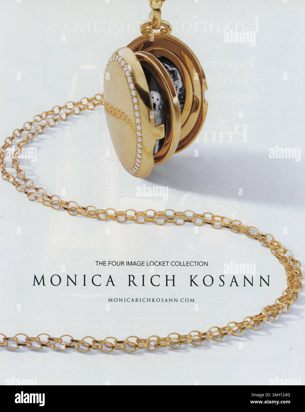 November 2022 lifestyle and fashion magazine advert, USA Stock Photo ...