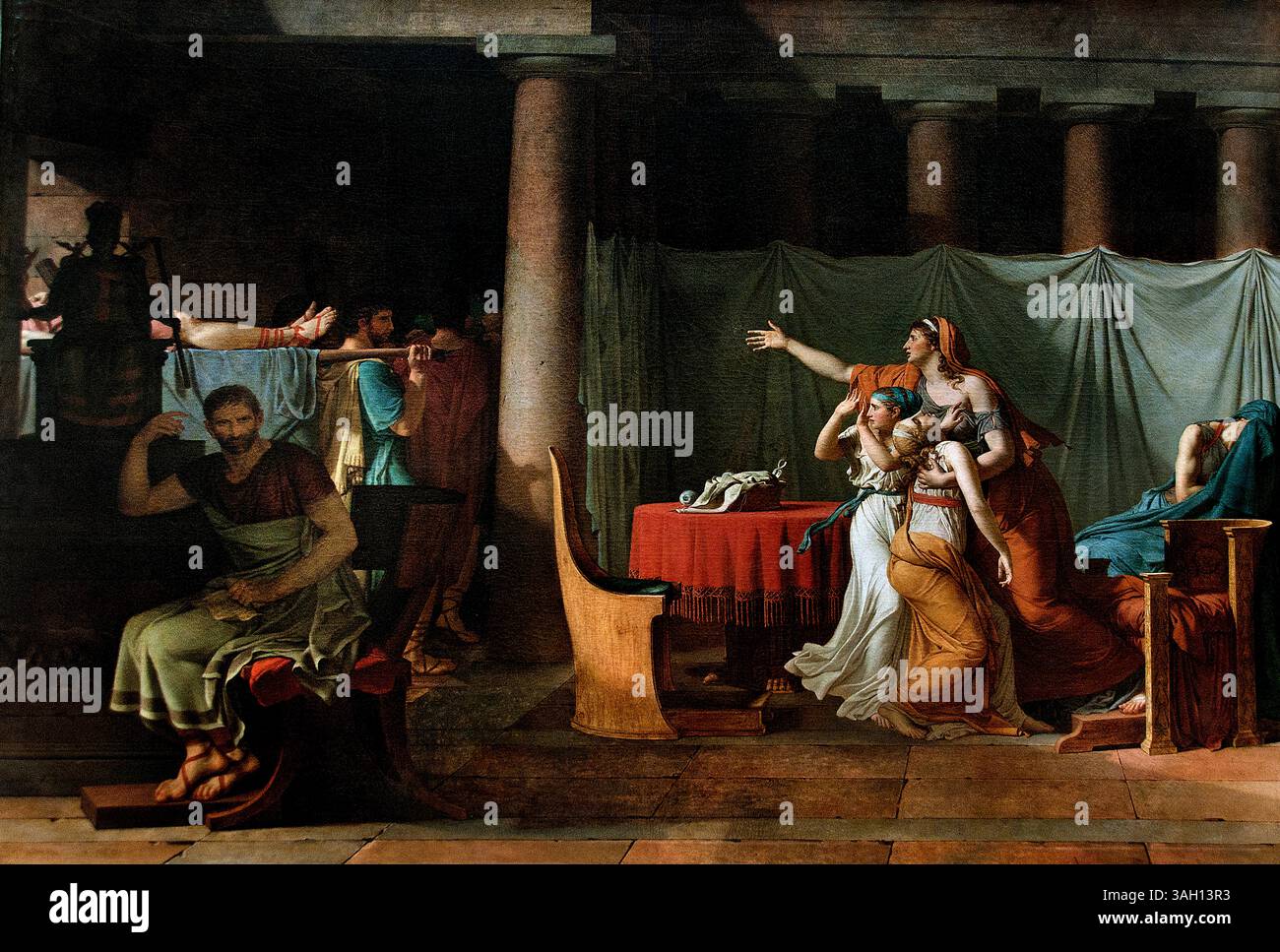 The lictors bring back to Brutus the bodies of his sons 1789 Louis ...