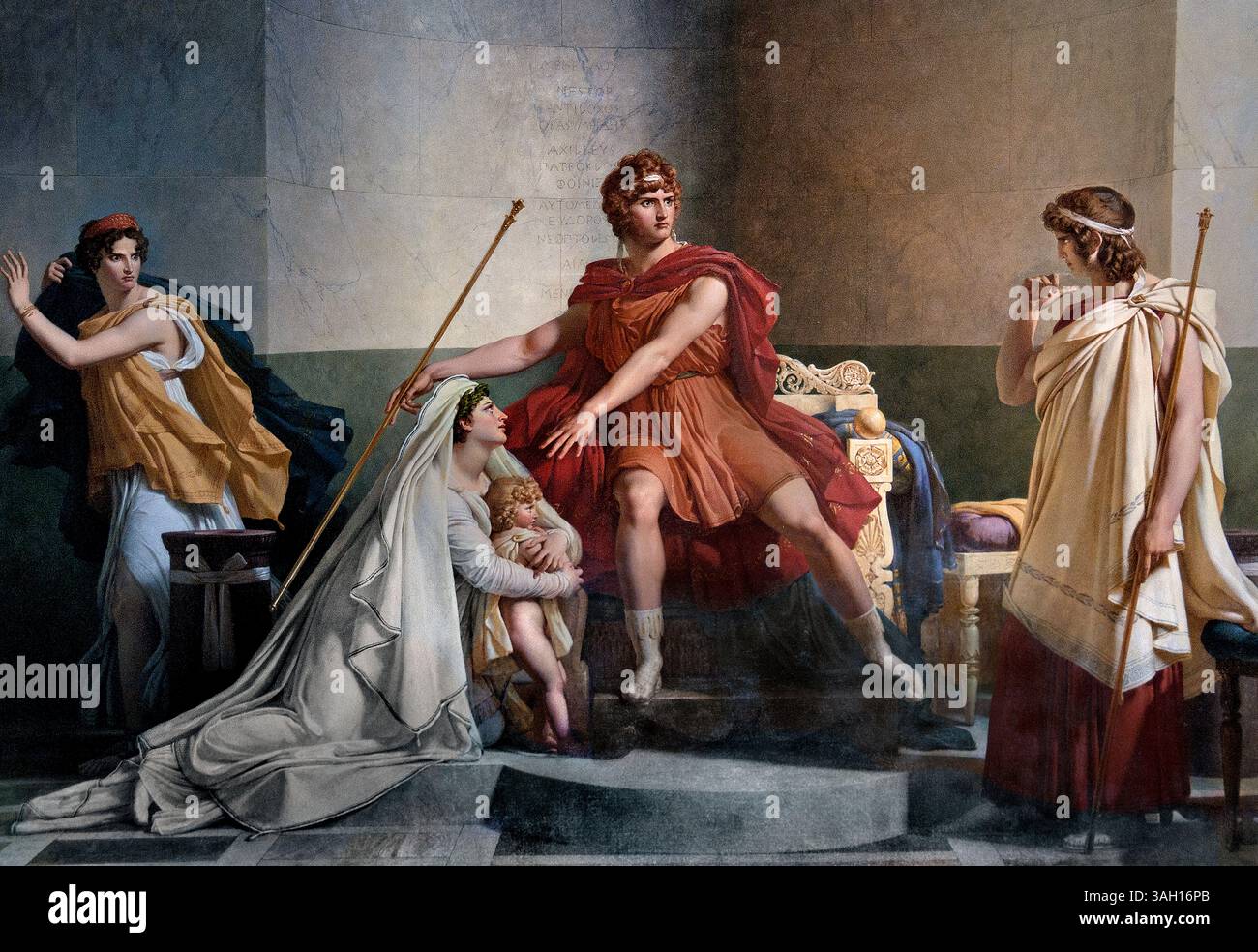 Phaedra and Hippolytus -, Phèdre et Hippolyte by Baron Pierre-Narcisse ...