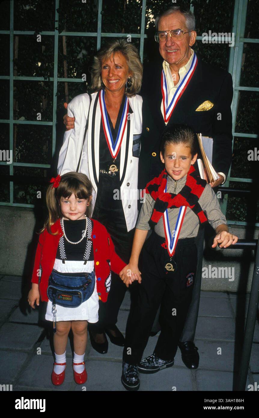 ED MCMAHON with JOANNA FORD , daughter KATHERINE McMAHON and son ALEX ...
