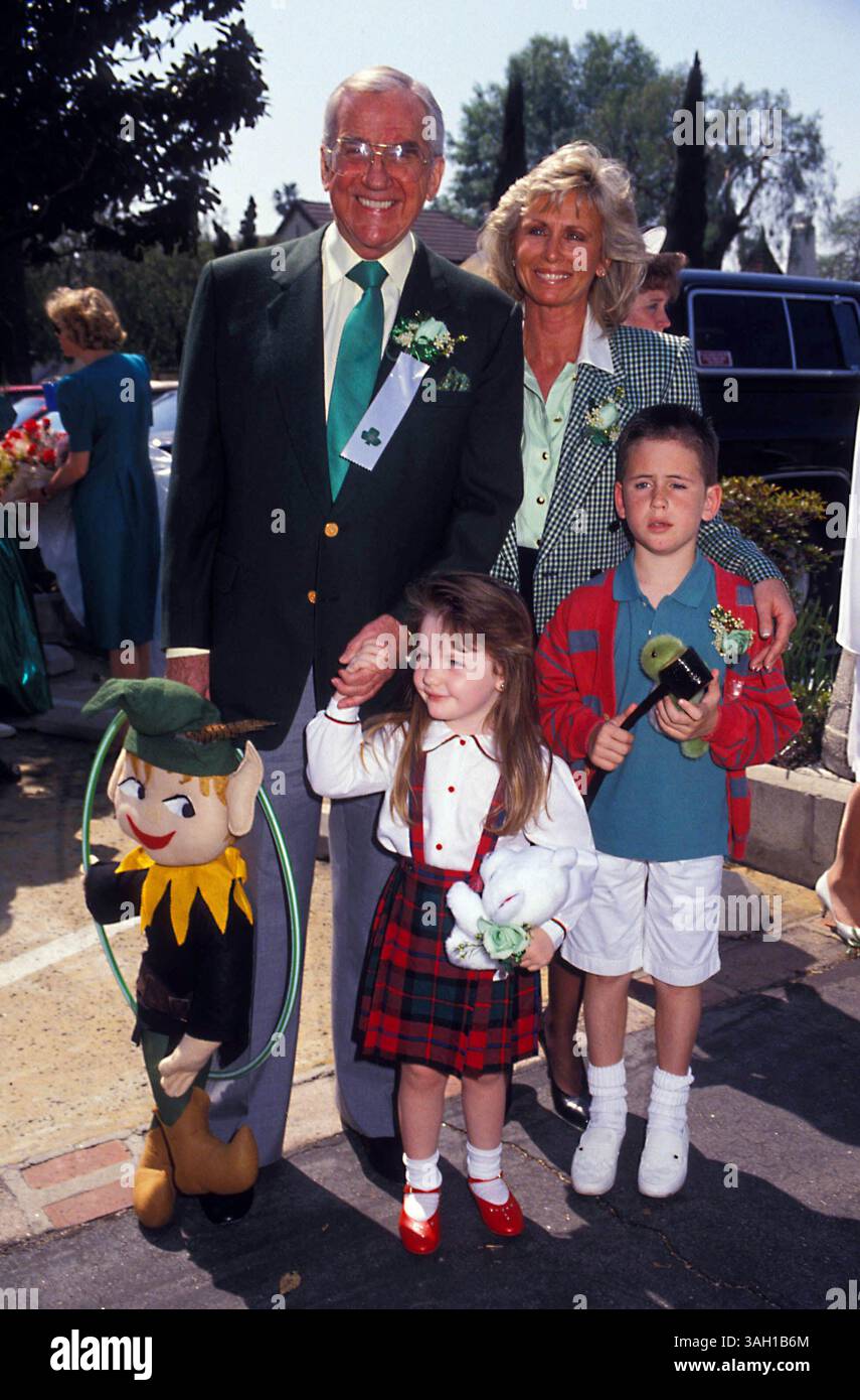 ED MCMAHON with JOANNA FORD , daughter KATHERINE McMAHON and son ALEX ...