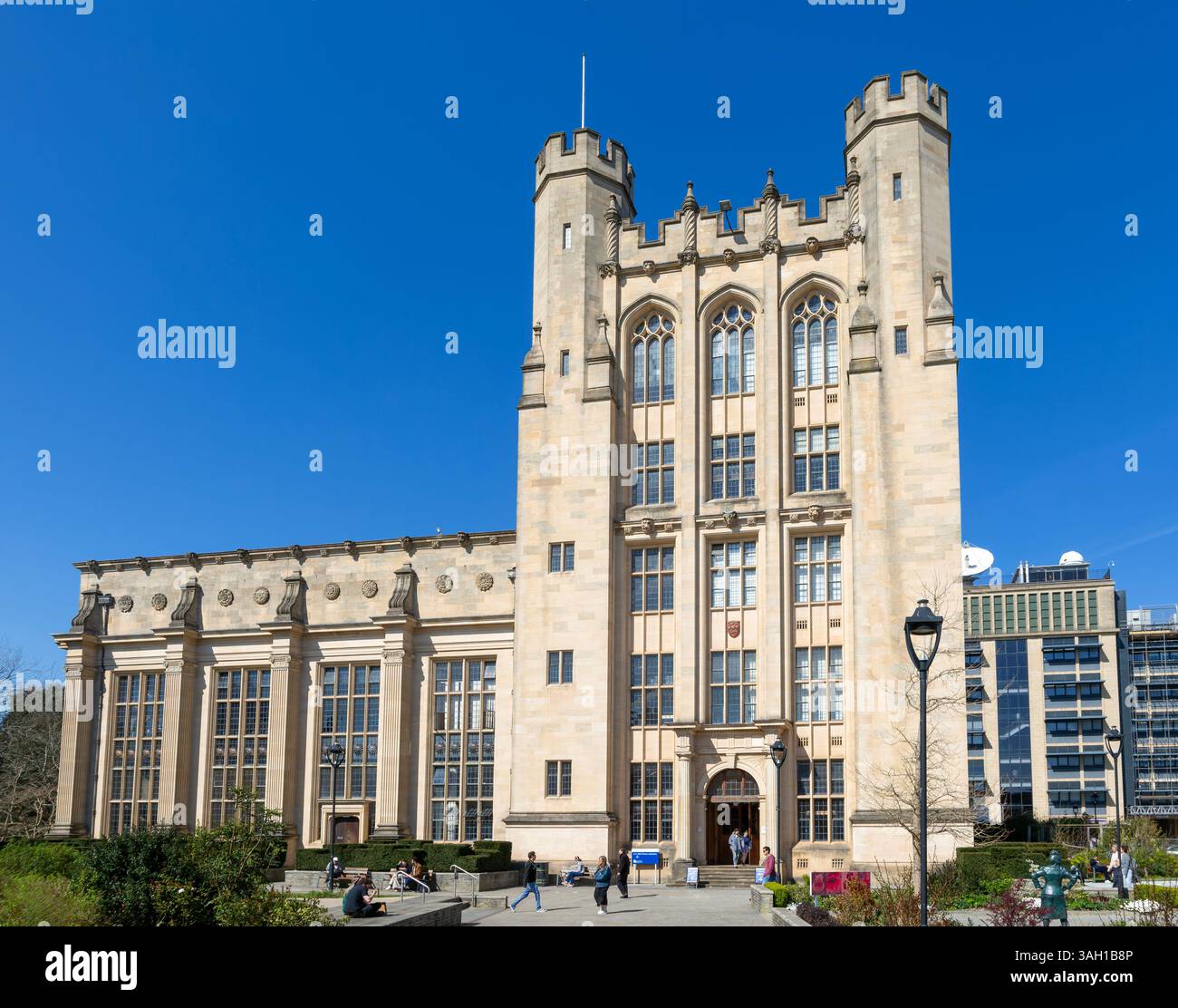 Wills Physics department building, University of Bristol, England, UK ...