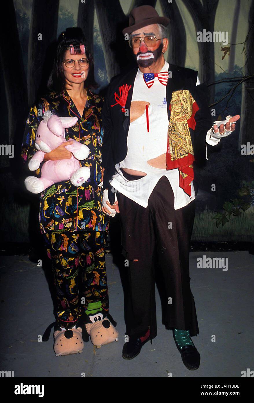 ED MCMAHON with with wife PAM HURN McMAHON 1995.# 17159.Photo by Phil ...