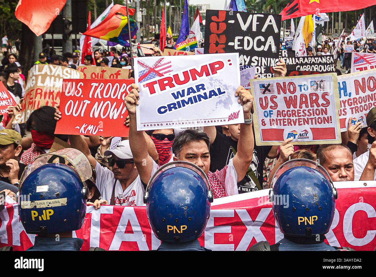 April 9, 2025, Bacoor, Cavite, Philippines: Progressive groups condemn ...