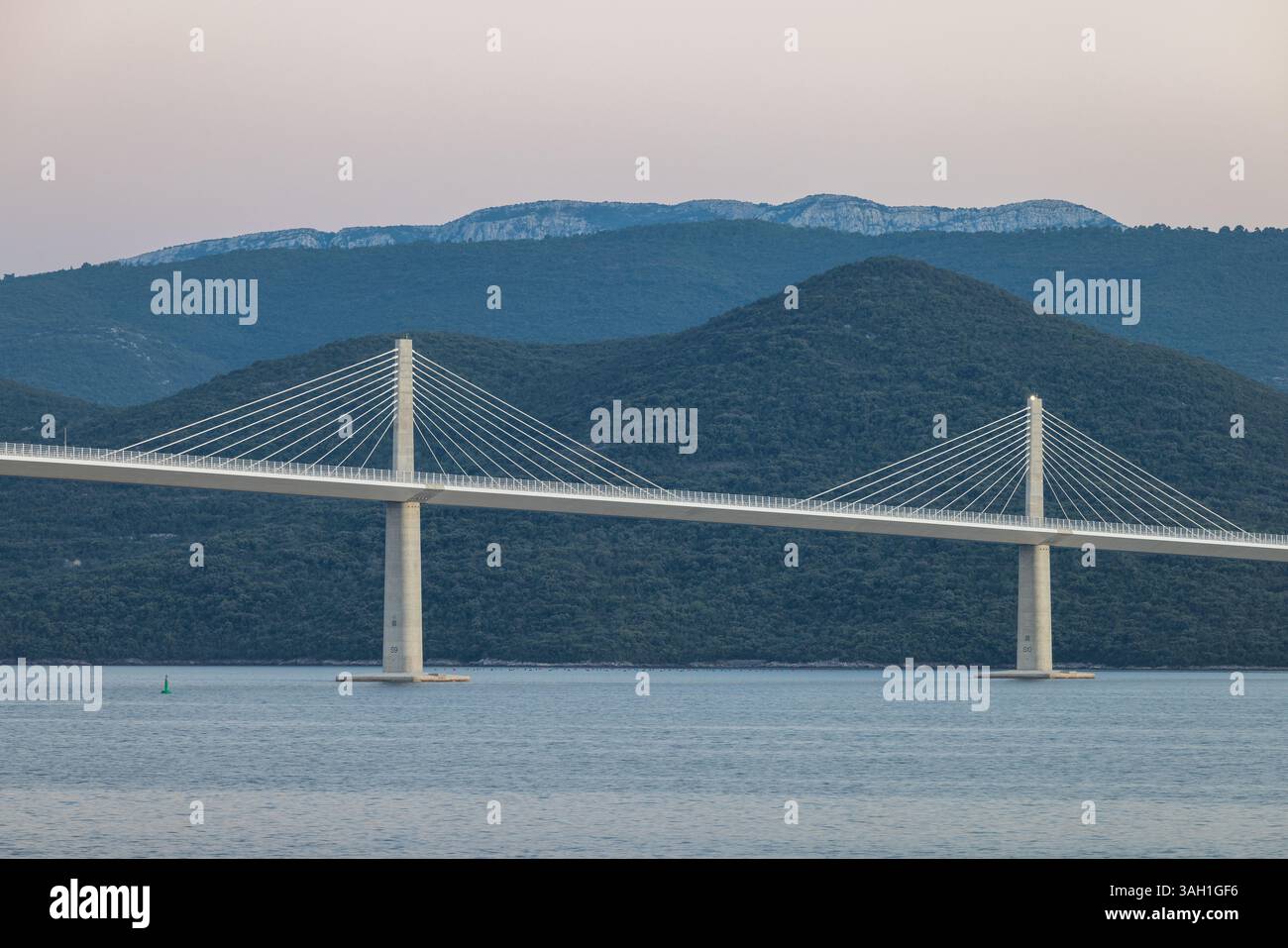 Long bridge stretches over hi-res stock photography and images - Alamy