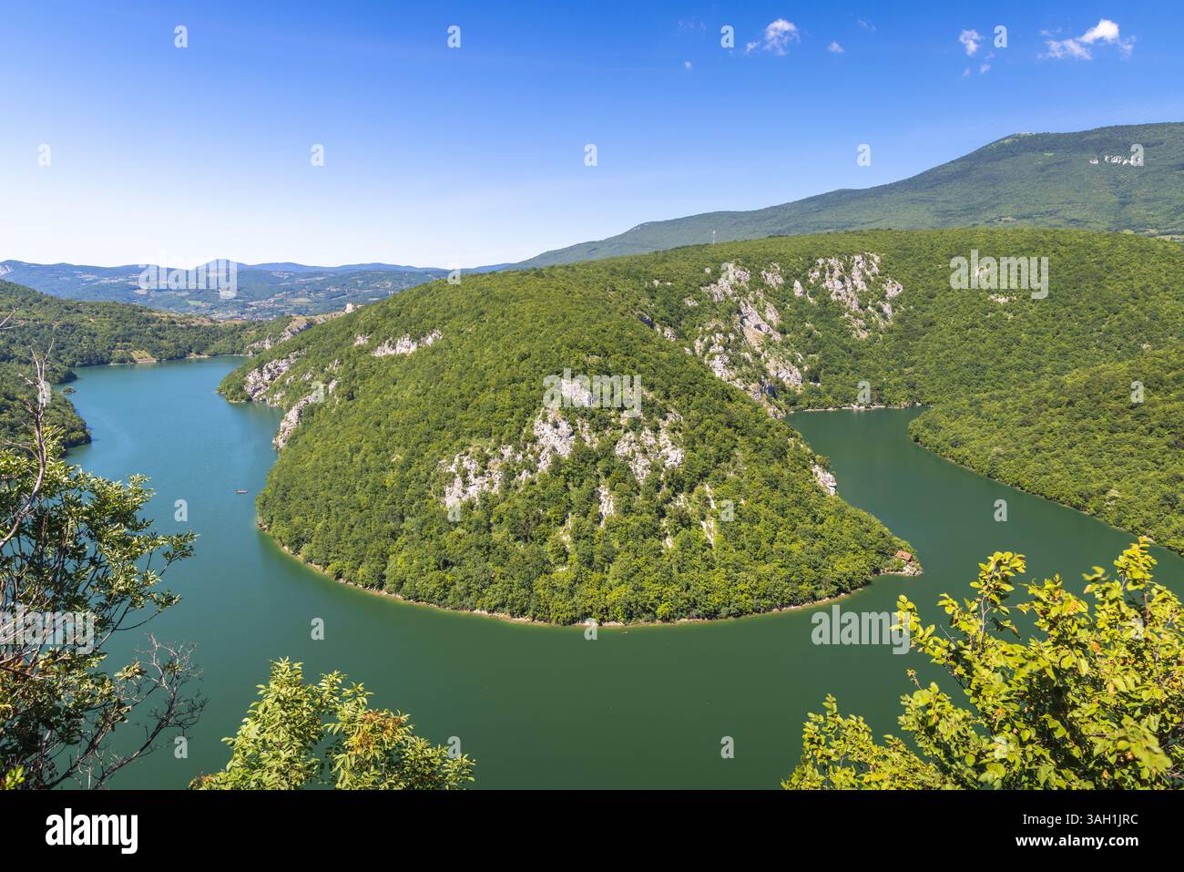 Canyon on the Vrbas River in Bosnia and Herzegovina, Europe. Verdant ...