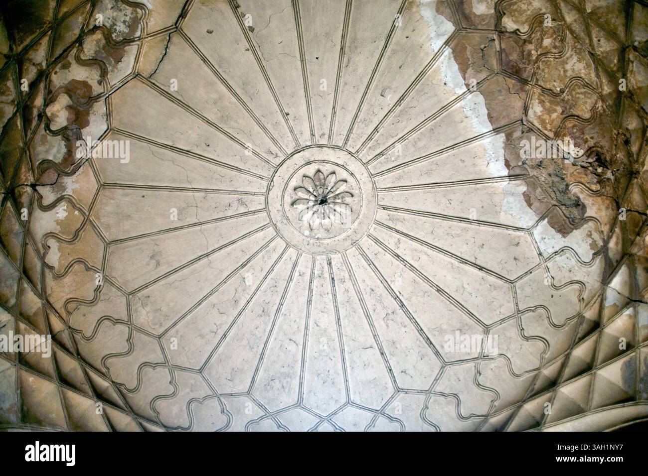 Inner view of the Farah Bagh, also known as Faria Bagh, is a palace ...