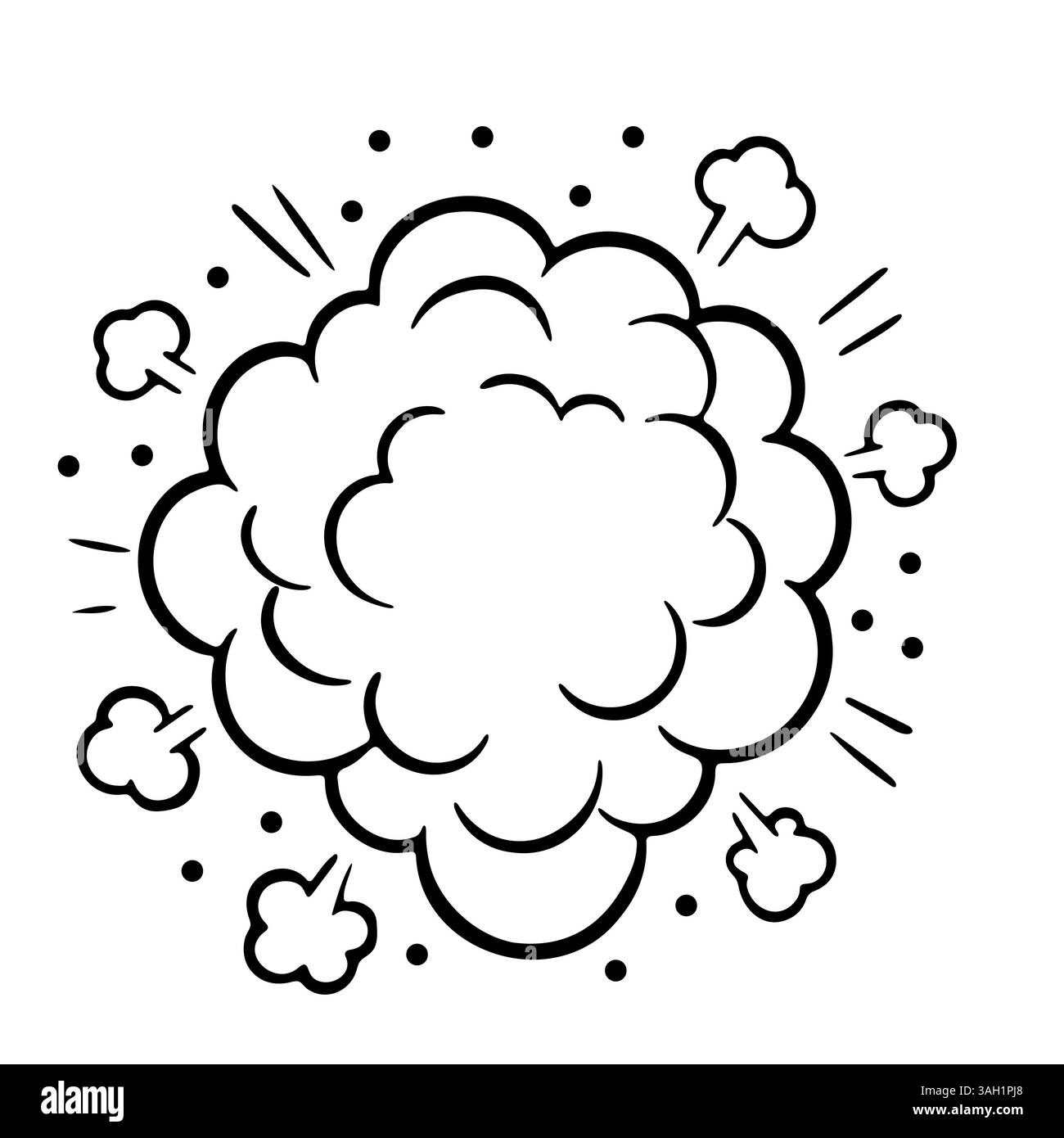 Smoke impact Cut Out Stock Images & Pictures - Alamy