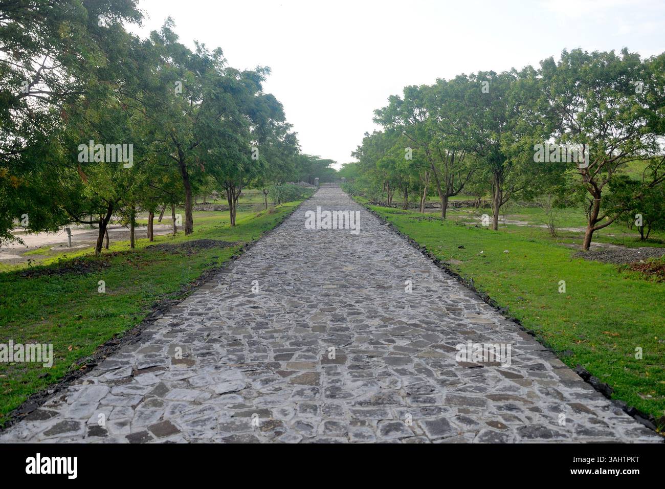 Beautiful garden of the Farah Bagh, also known as Faria Bagh, is a ...