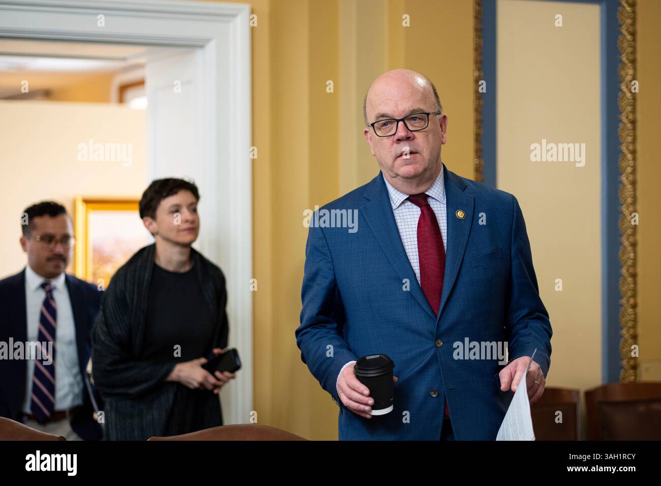 UNITED STATES - APRIL 9: Rep. Jim McGovern, D-Mass., arrives for the ...
