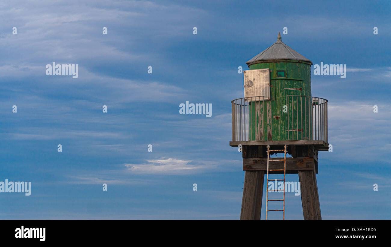 Whitby derelict tower Stock Photo - Alamy