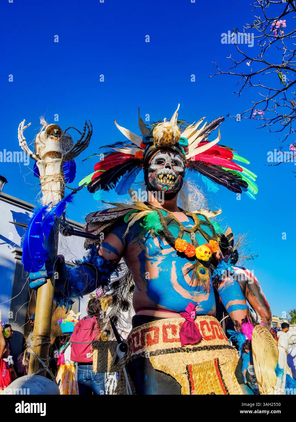 Carnival Parade at the Xolotl Street, Oaxaca de Juarez, Oaxaca State ...