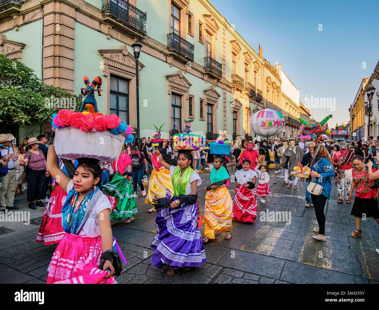 Carnival Parade, Oaxaca de Juarez, Oaxaca State, Mexico Stock Photo - Alamy