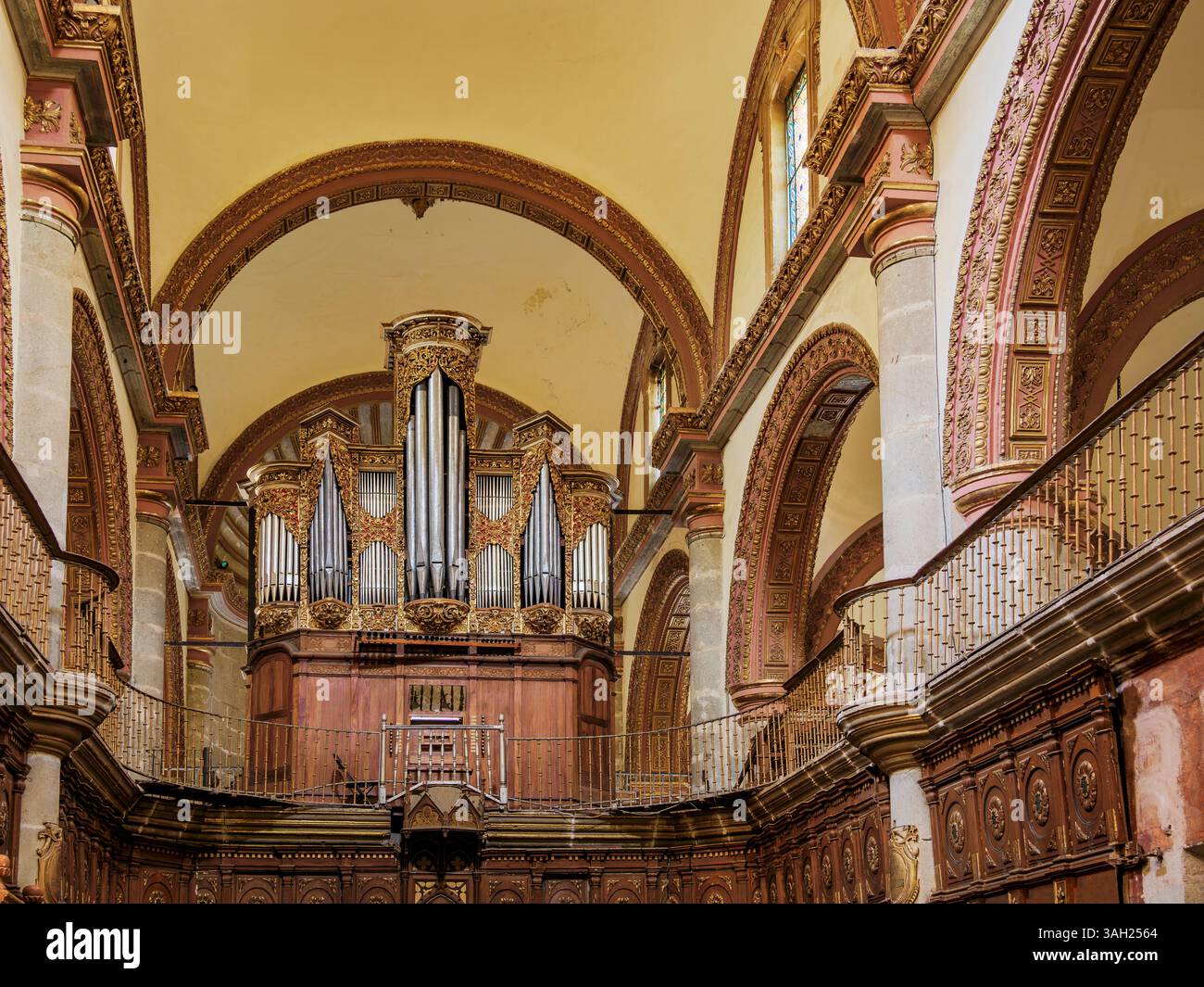 Cathedral of Our Lady of the Assumption, interior, Oaxaca de Juarez ...