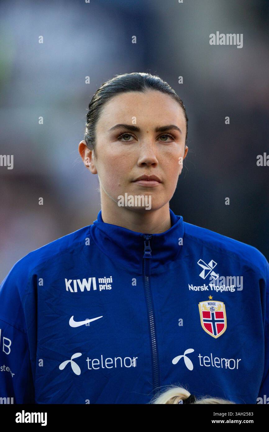 Oslo, Norway, April 8th 2025: Ingrid Engen (7 Norway) are seen during ...