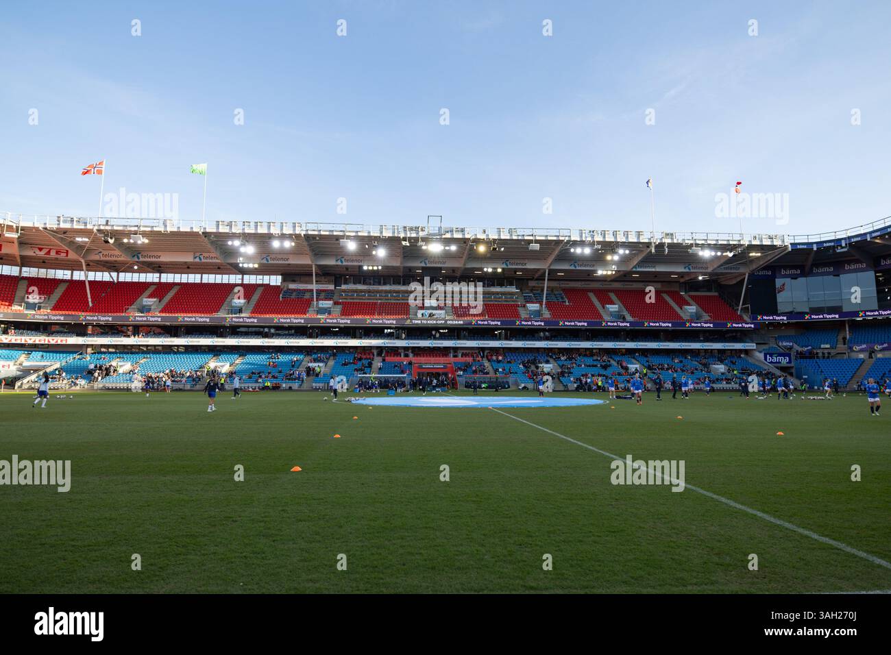 Oslo, Norway, April 8th 2025: General view inside the stadium during ...