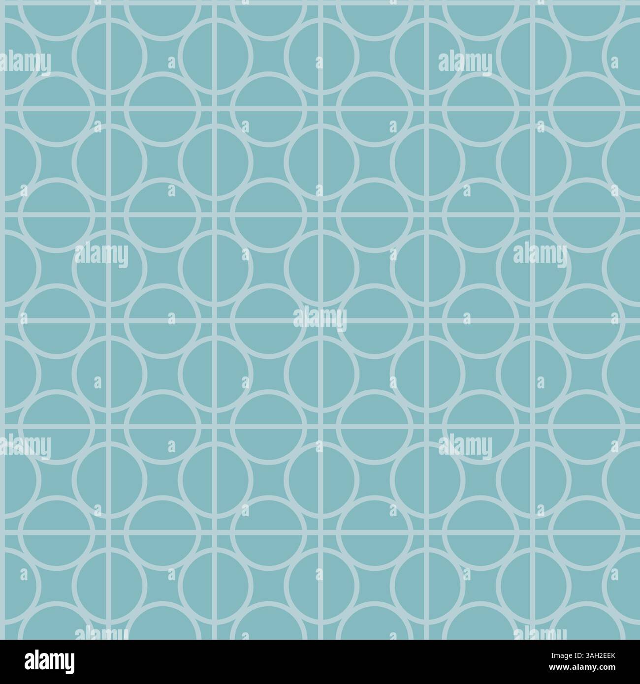 Blue Retro Geometric Tile Pattern Stock Vector Image & Art - Alamy