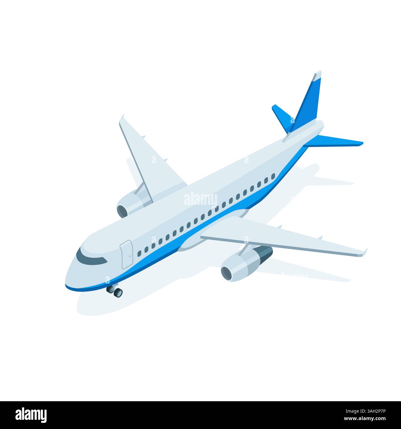 Plane on ground color Stock Vector Images - Alamy