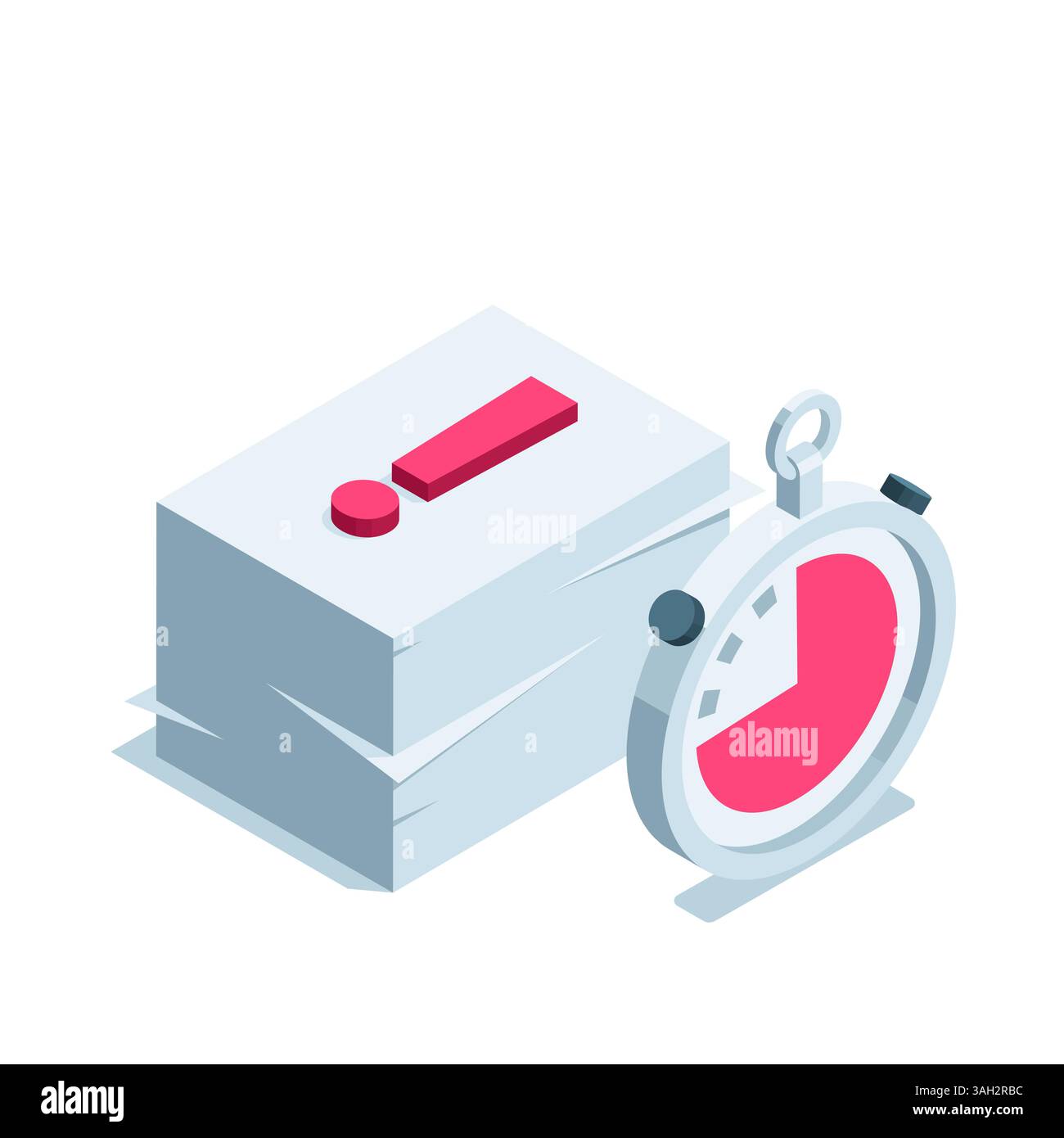 Urgent work deadline in Stock Vector Images - Alamy