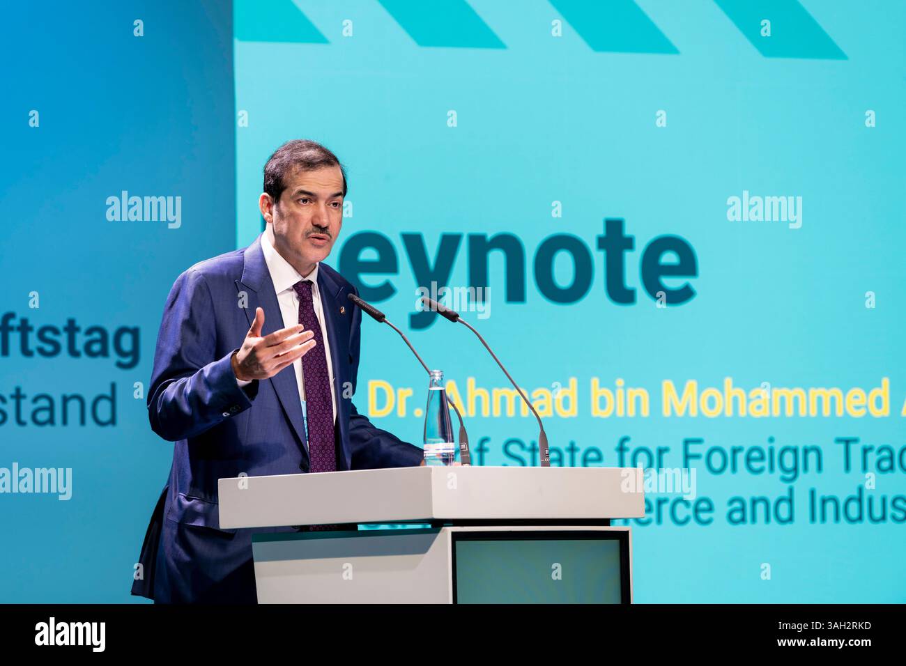 Zukunftstag Mittelstand 2025 S.E. Dr. Ahmed bin Mohammed Al-Sayed, Staatsminister für ...