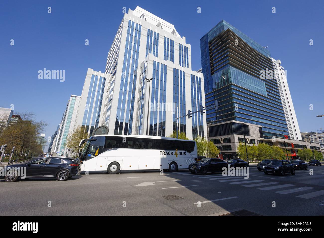Brussels, Belgium. 09th Apr, 2025. An outside view of the building of ...