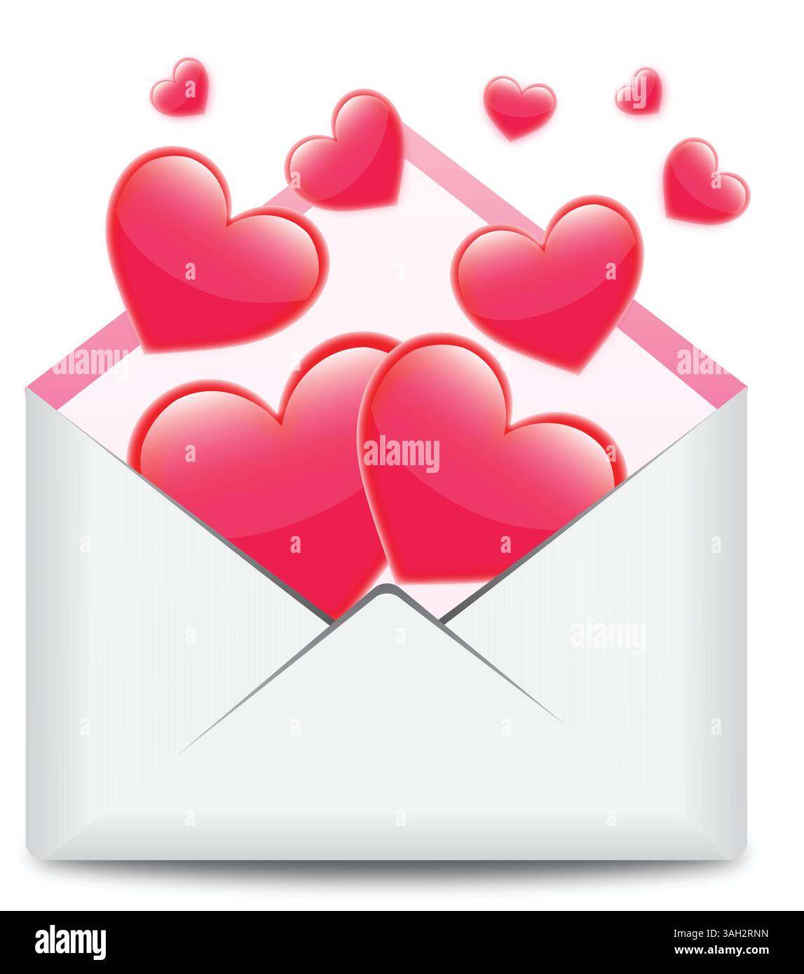 Spreading heart Stock Vector Images - Alamy