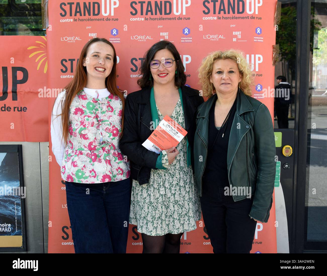 Paris, France. 09th Apr, 2025. Zeo Espitallier, Laura Slimani and ...