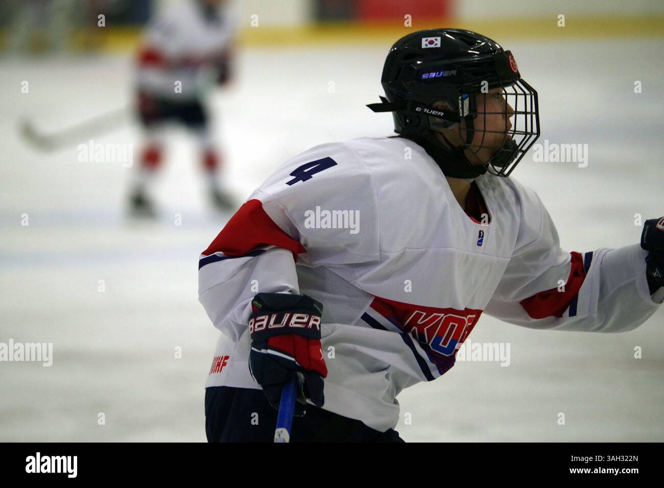Dumfries, Scotland, 9 April 2025. Park Minae playing for Korea against ...