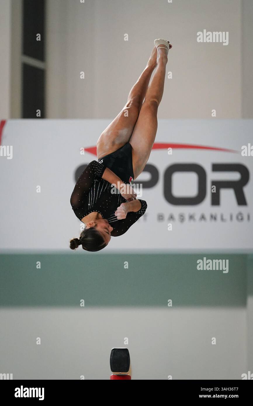 ANTALYA, TURKIYE - MARCH 23, 2025: Michelle PINEDA performing on the ...
