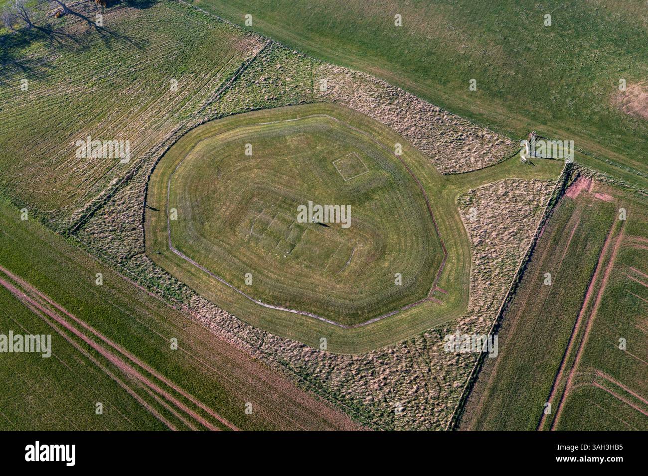 Doon Hill. identified through aerial photography. Excavation revealed ...
