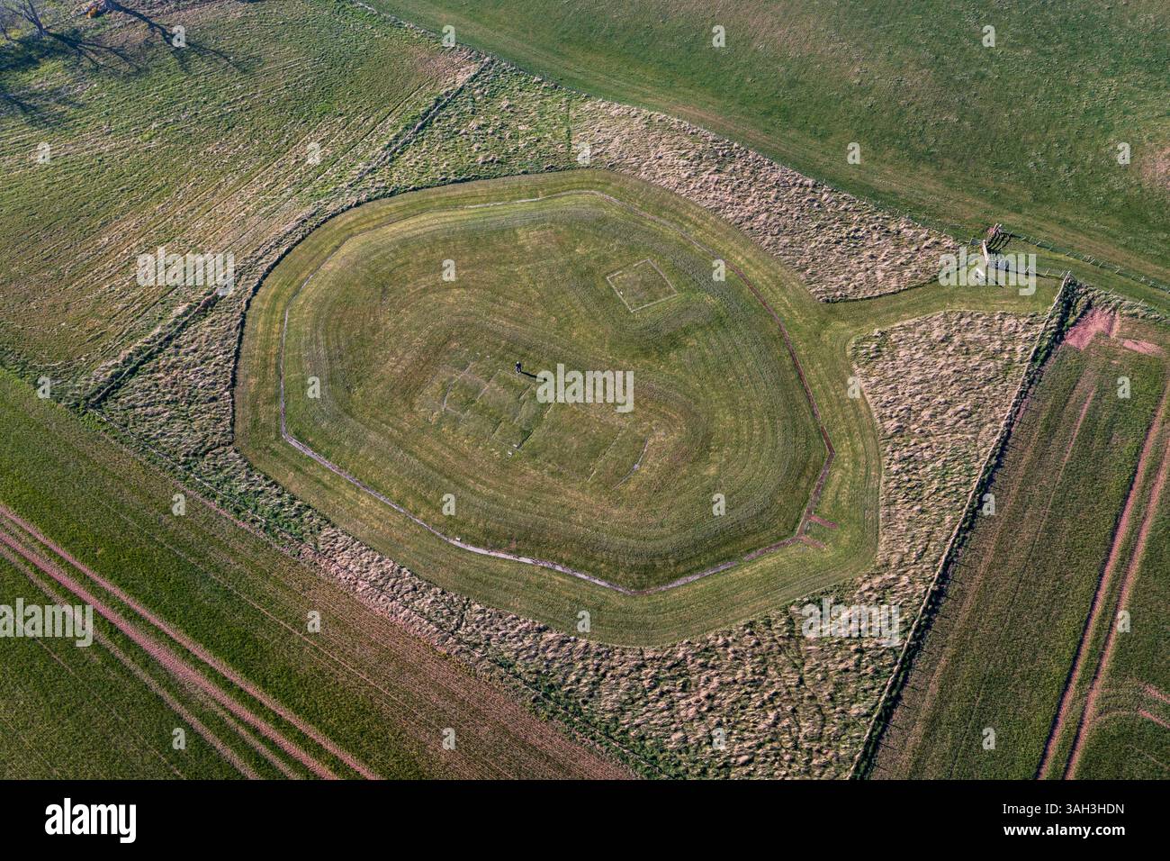 Doon Hill. identified through aerial photography. Excavation revealed ...