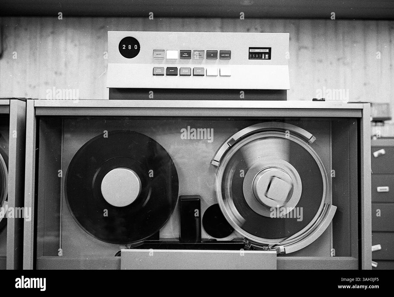 IBM vintage bank computing system, Buenos Aires, Argentina, May 26 ...