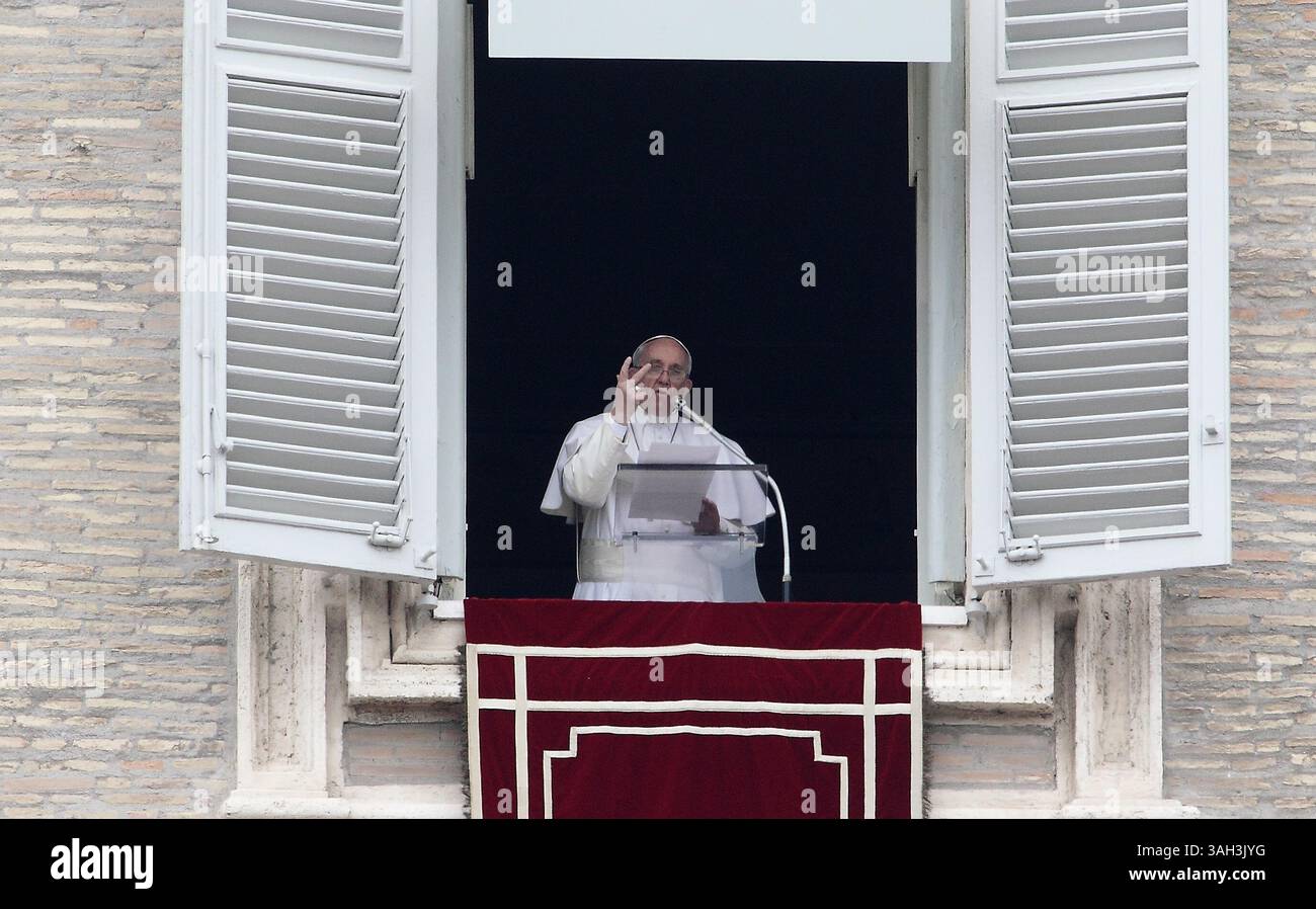 March 22, 2015 - Vatican City State (Holy See) - POPE FRANCIS delicers ...