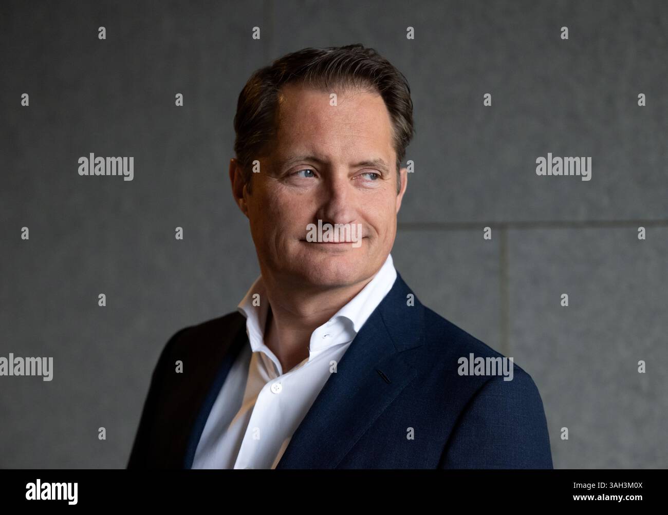 PRODUCTION - 09 April 2025, Bavaria, Unterföhring: Bert Habets, CEO of ...