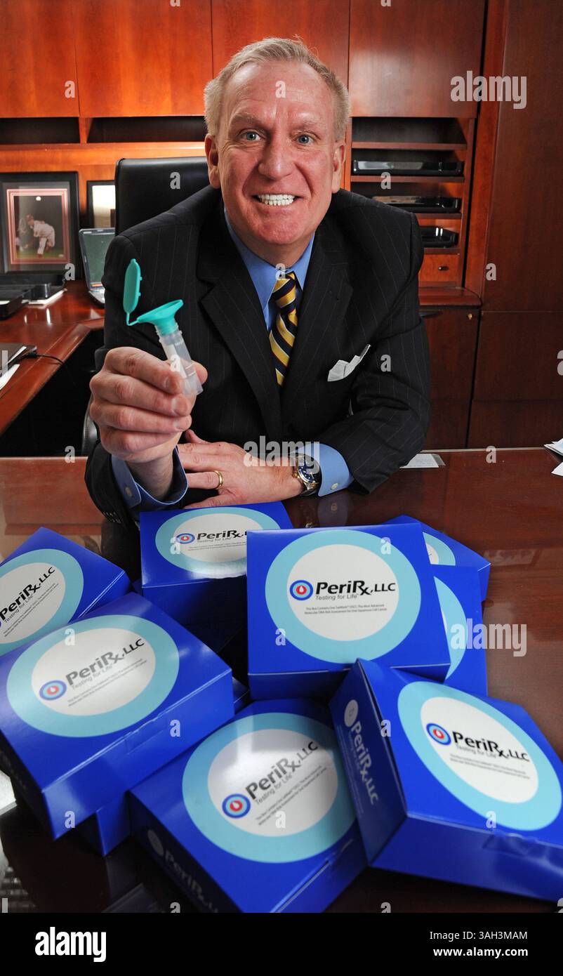 Feb. 12, 2015 - Broomall, PA, USA - Stephen Swanick, founder of PeriRx ...