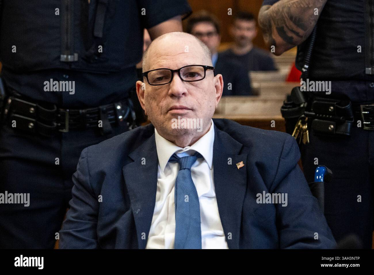 Harvey Weinstein, appears at Manhattan Criminal Court on Wednesday ...