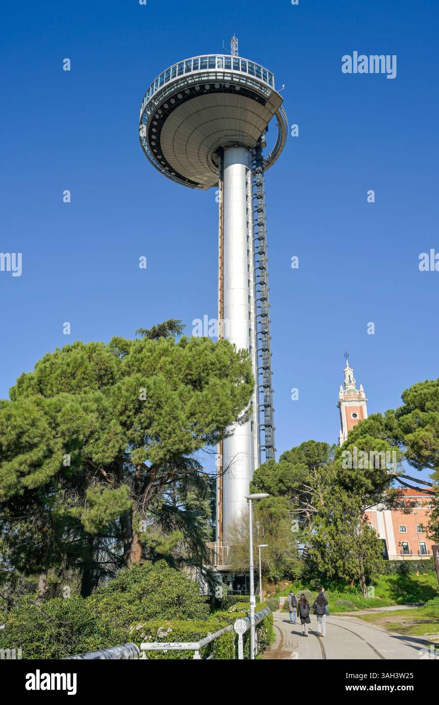 Aussichtsturm Faro de Moncloa, Madrid, Spanien *** Faro de Moncloa ...