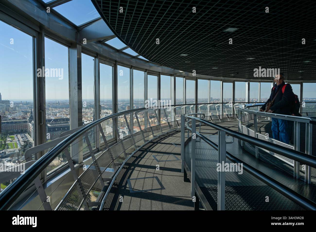 Aussichtsturm Faro de Moncloa, Madrid, Spanien *** Faro de Moncloa ...