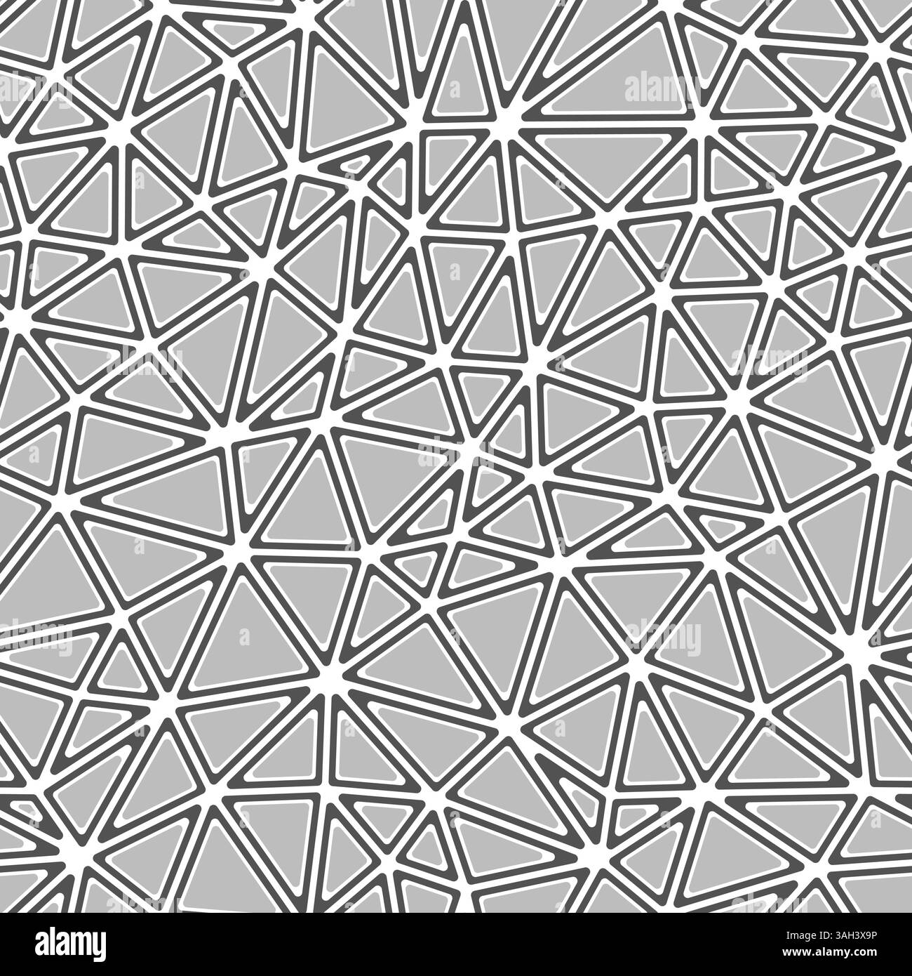 Abstract background with mosaic triangle shapes. Rounded solid shapes in frames. Medium ...