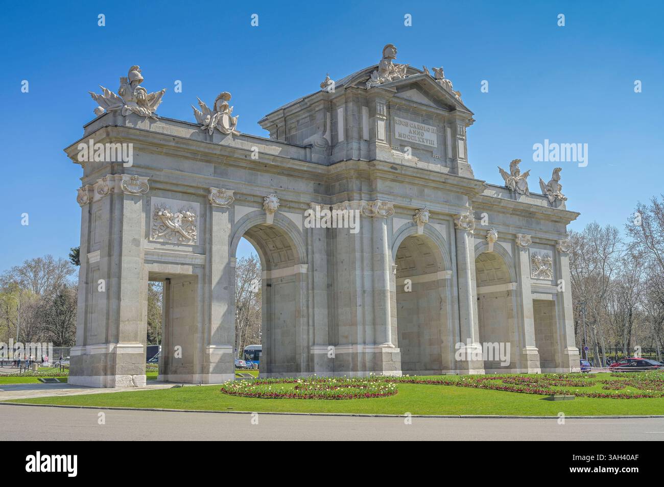 Triumphbogen Puerta de Alcala, Madrid, Spanien *** Triumphal Arch ...