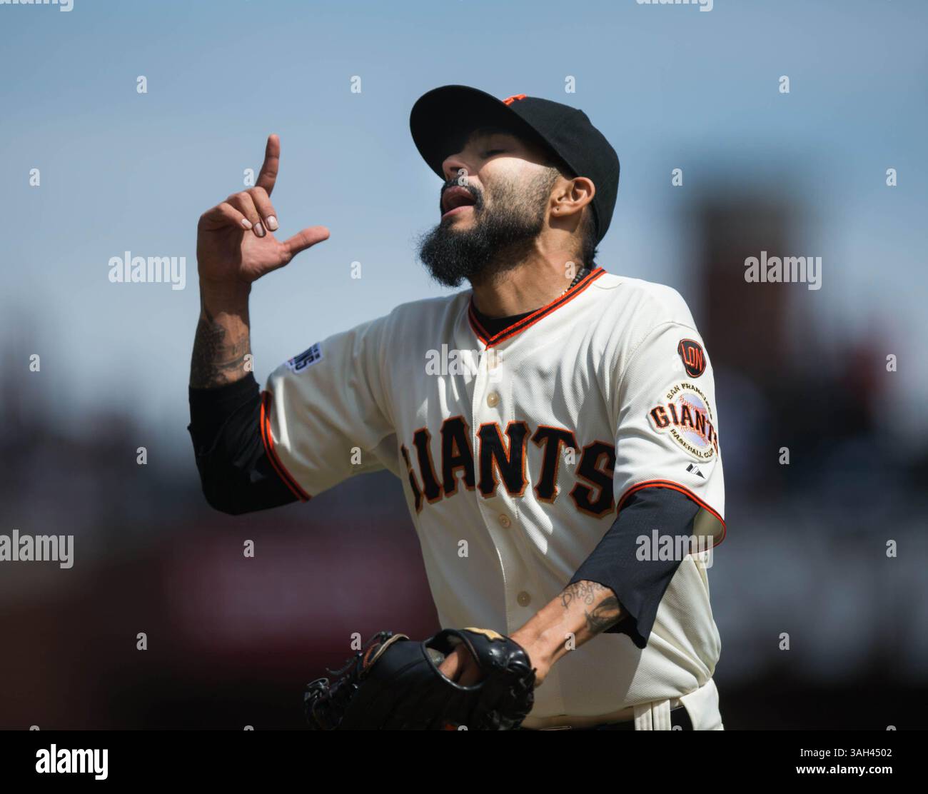 May 21, 2015 - San Francisco Giants pitcher Sergio Romos (54 ...