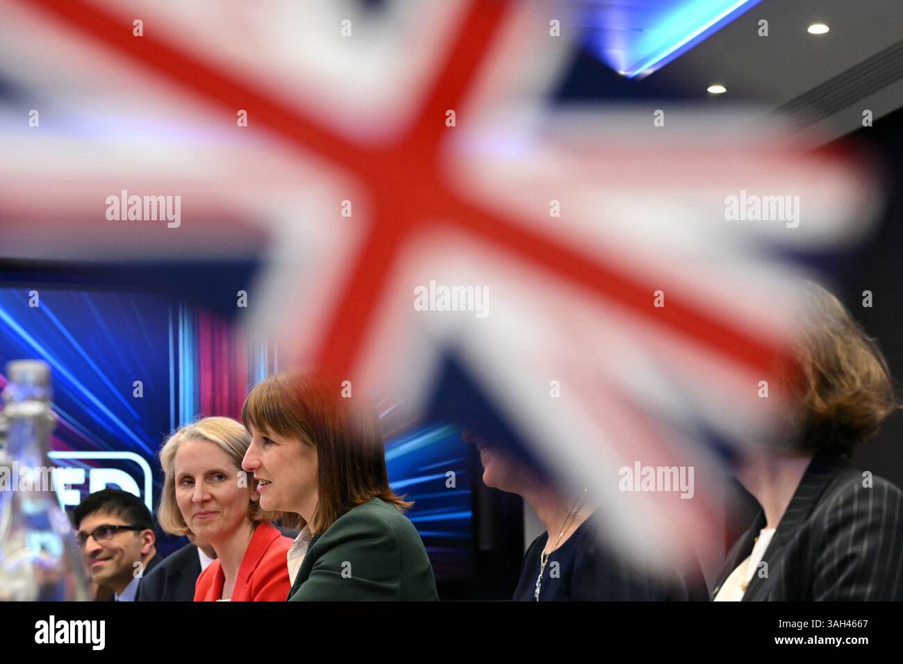 Chancellor of the Exchequer Rachel Reeves speaks during the 13th UK ...
