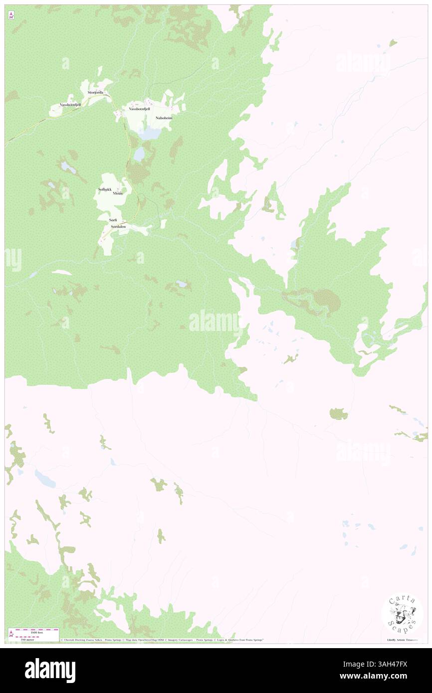 Gronndalen, Saltdal, NO, Norway, Nordland, N 66 58' 9'', N 15 30' 57 ...