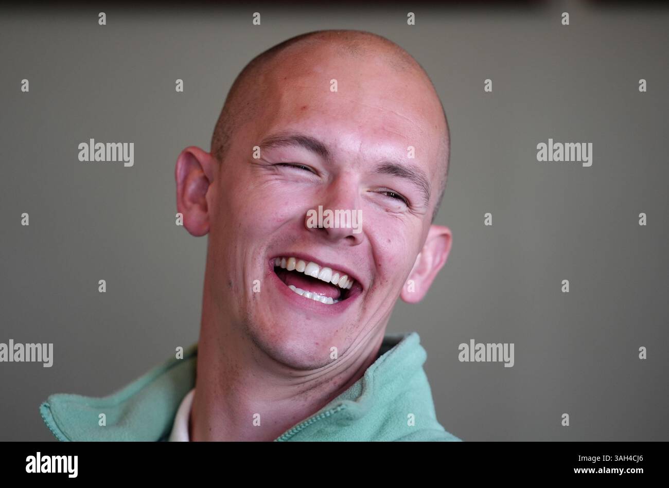 Cambridge University Boat Team's George Bourne during a press ...