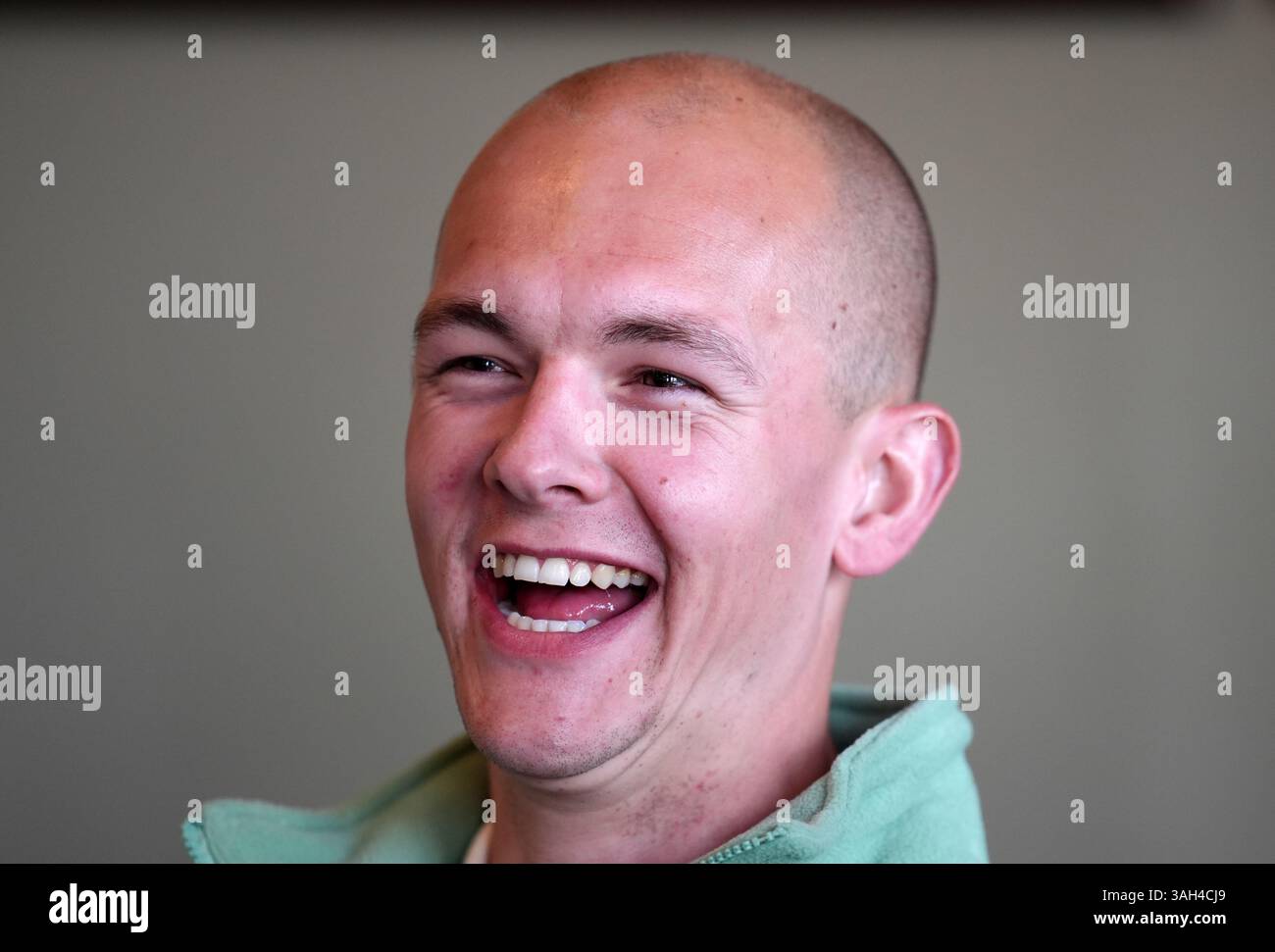 Cambridge University Boat Team's George Bourne during a press ...