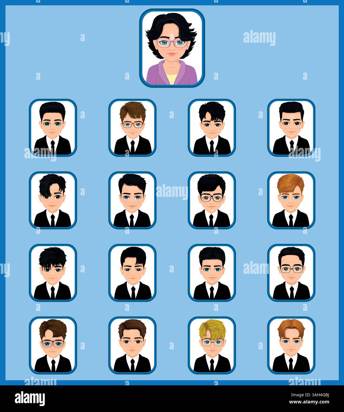 middle school high school equivalent class Stock Vector Image & Art - Alamy