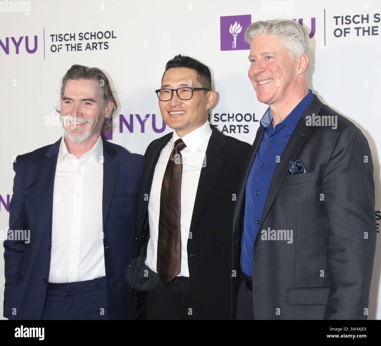 April 07, 2025 Billy Crudup, Daniel Dae Kim and Karl Kenzler attend NYU ...