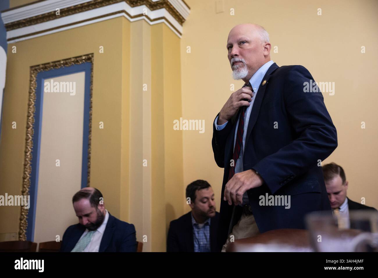 Rep. Chip Roy (R-Texas) arrives for a House Rules Committee meeting at ...