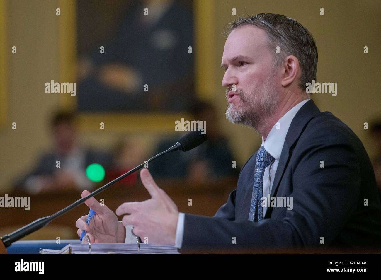 U.S. Trade Representative Jamieson Greer testifies during a House ...