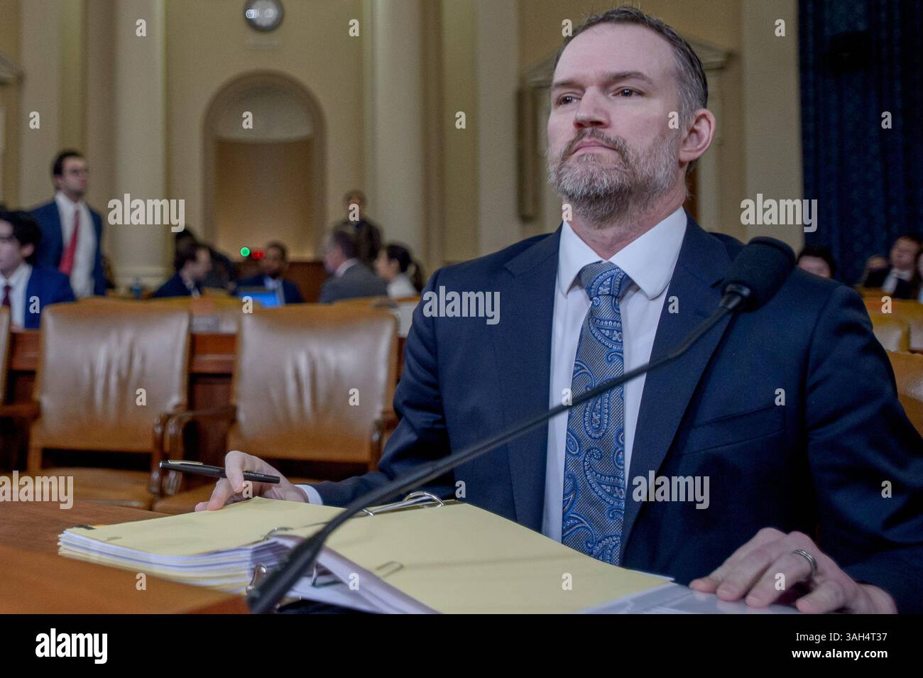 U.S. Trade Representative Jamieson Greer arrives to testify during a ...